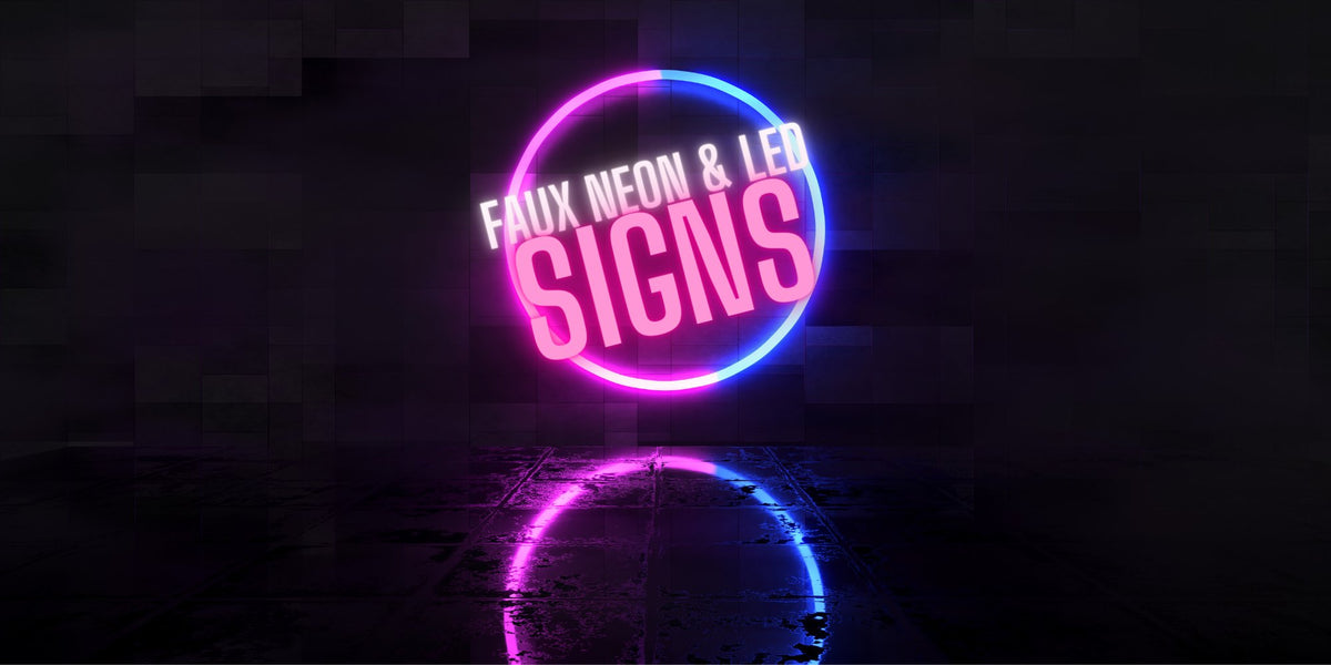 Faux Neon & LED Signs – Crafts Made Personal