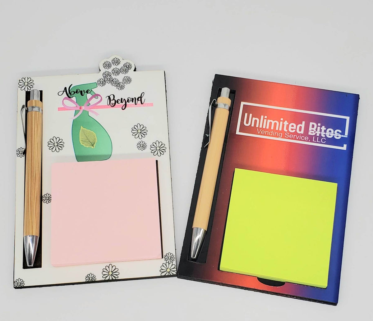 Sticky Notepad & Inkpen Holder – Crafts Made Personal